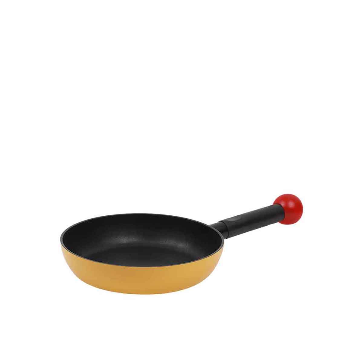 Yellow/Red Fry Pan 8" Bubble Pan